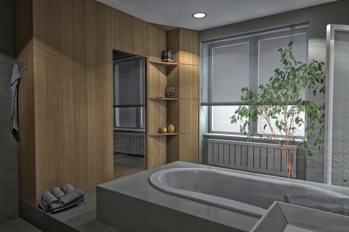 Obnova otroške sobe in kopalnice - Fidea