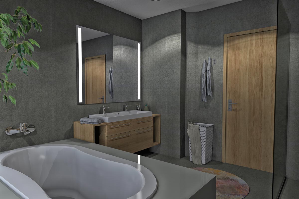 Obnova otroške sobe in kopalnice - Fidea